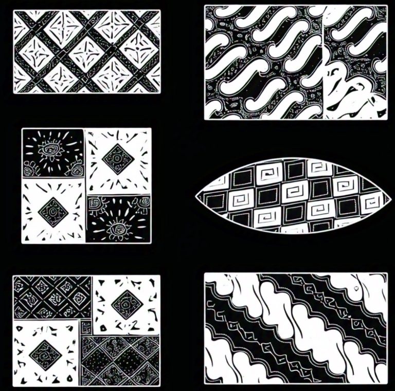 99+ Kumpulan Contoh Gambar Batik Mudah untuk Anak SD