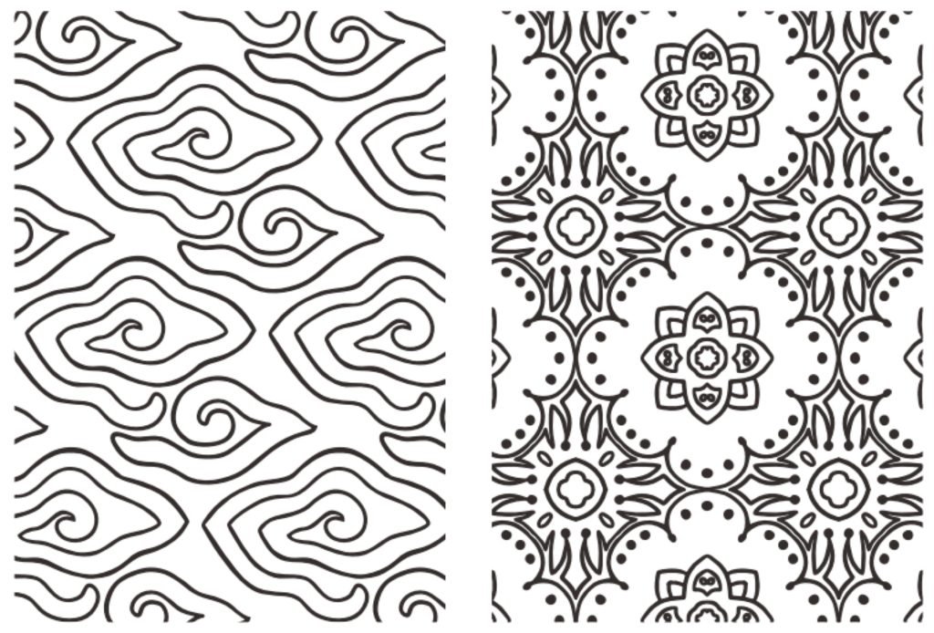 99+ Kumpulan Contoh Gambar Batik Mudah untuk Anak SD